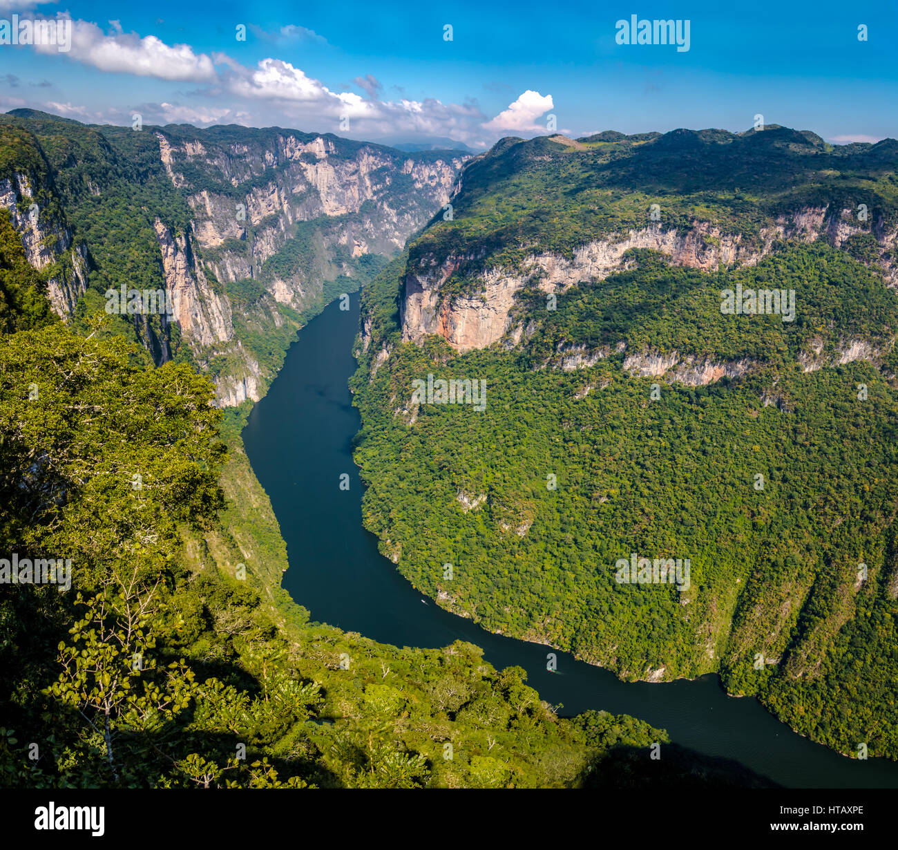 Aerial view of Sumidero Canyon - Chiapas, Mexico Stock Photo - Alamy