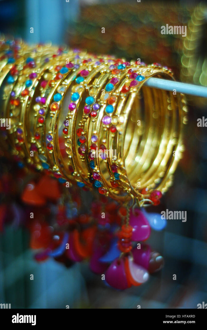 Traditional Indian bracelet in market Stock Photo - Alamy