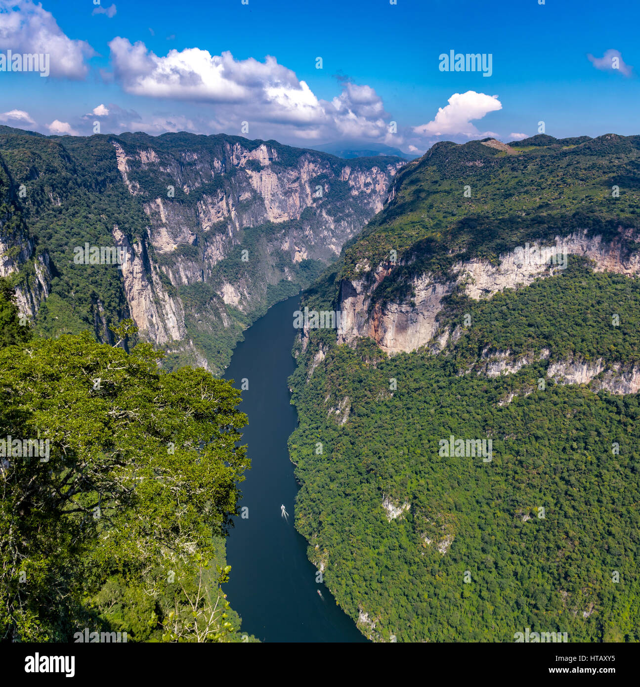 Aerial view of Sumidero Canyon - Chiapas, Mexico Stock Photo - Alamy