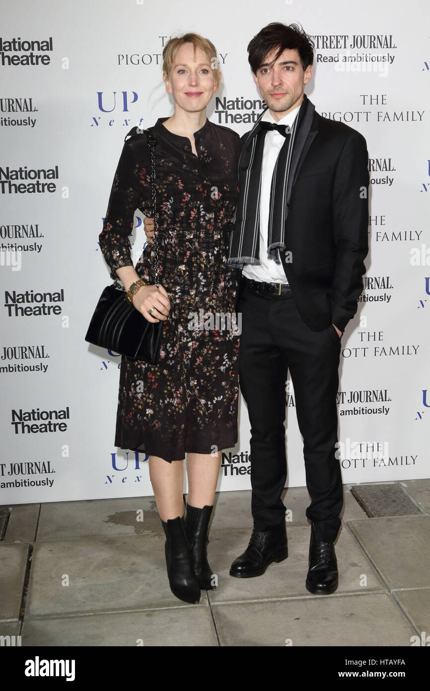 London, UK. Hattie Morahan and Blake Ritson at the 'Up Next' Gala at ...