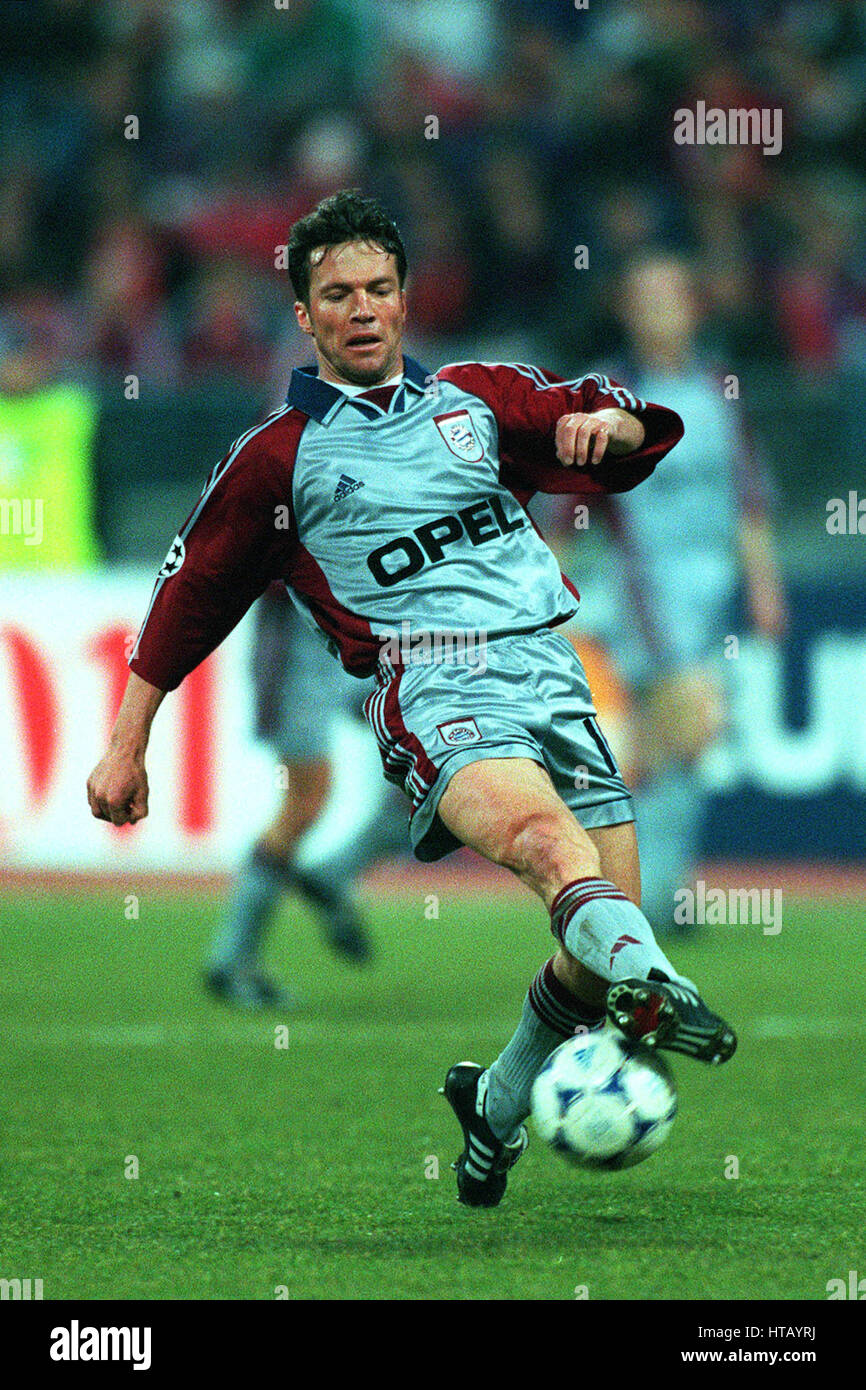 LOTHAR MATTHAUS BAYERN MUNCHEN FC 05 March 1999 Stock Photo - Alamy