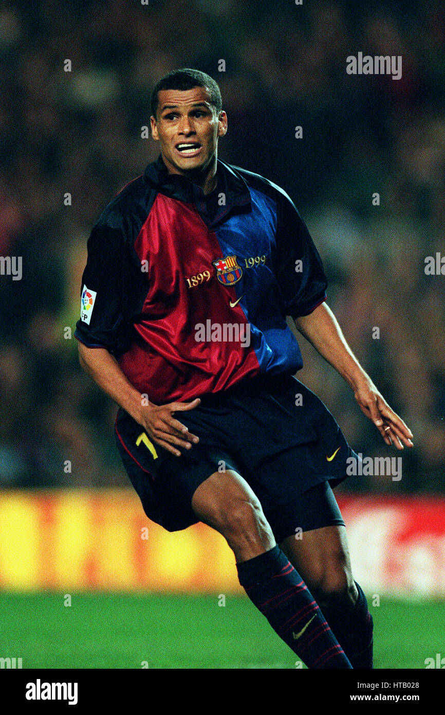 RIVALDO FC BARCELONA 27 February 1999 Stock Photo - Alamy