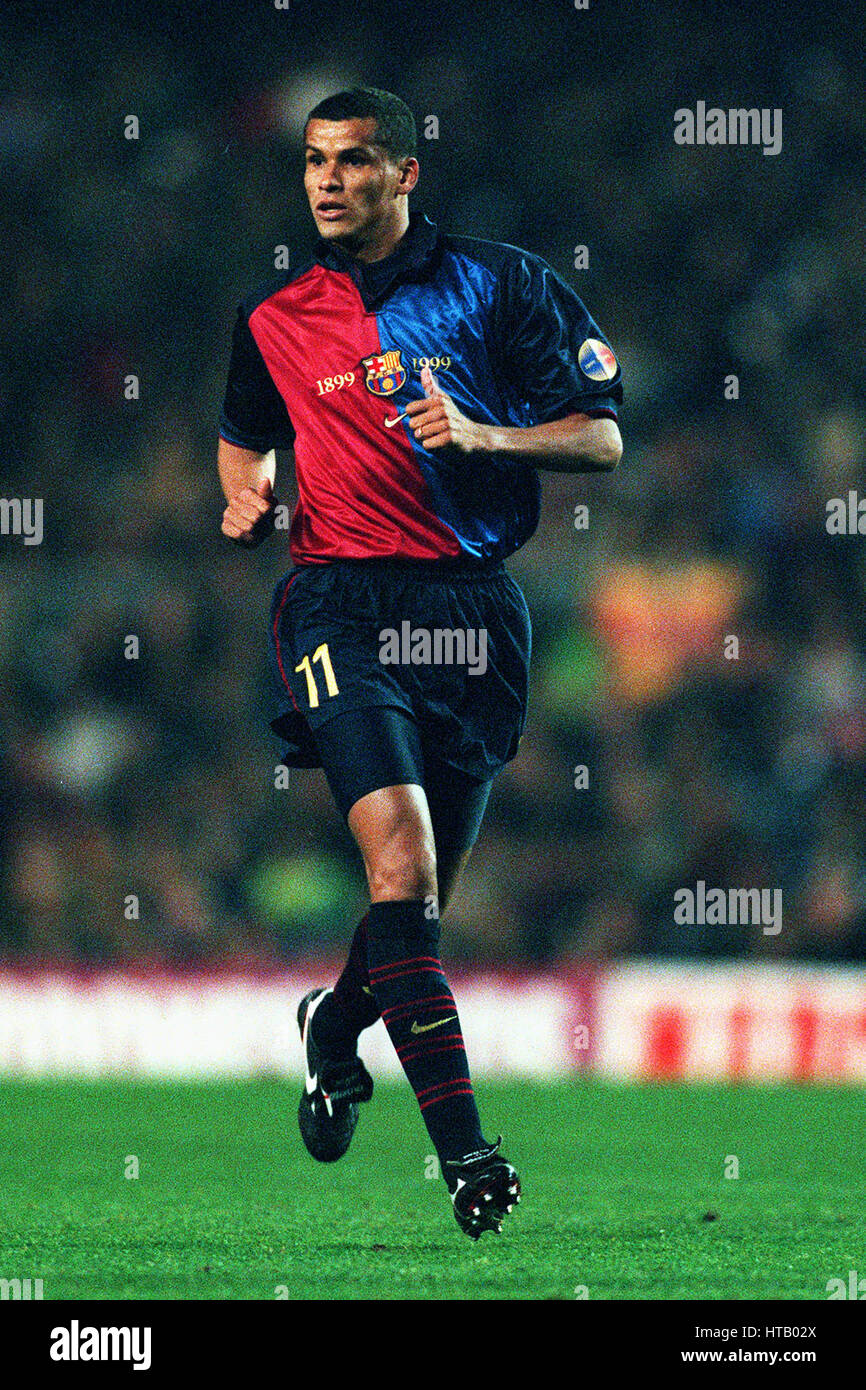 RIVALDO FC BARCELONA 27 February 1999 Stock Photo - Alamy