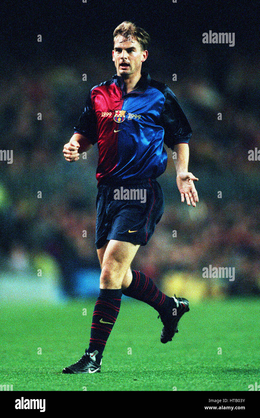 RONALD DE BOER FC BARCELONA 27 February 1999 Stock Photo - Alamy