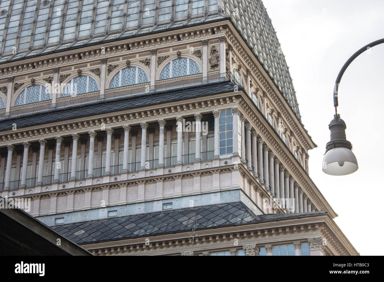 The Mole Antonelliana, a major landmark building in Turin. It now ...