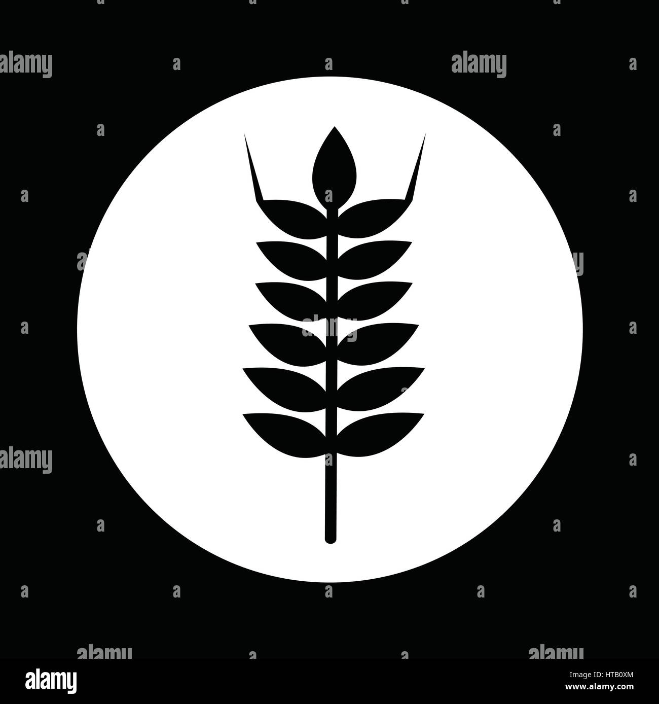 wheat ear icon illustration design Stock Vector Image & Art - Alamy