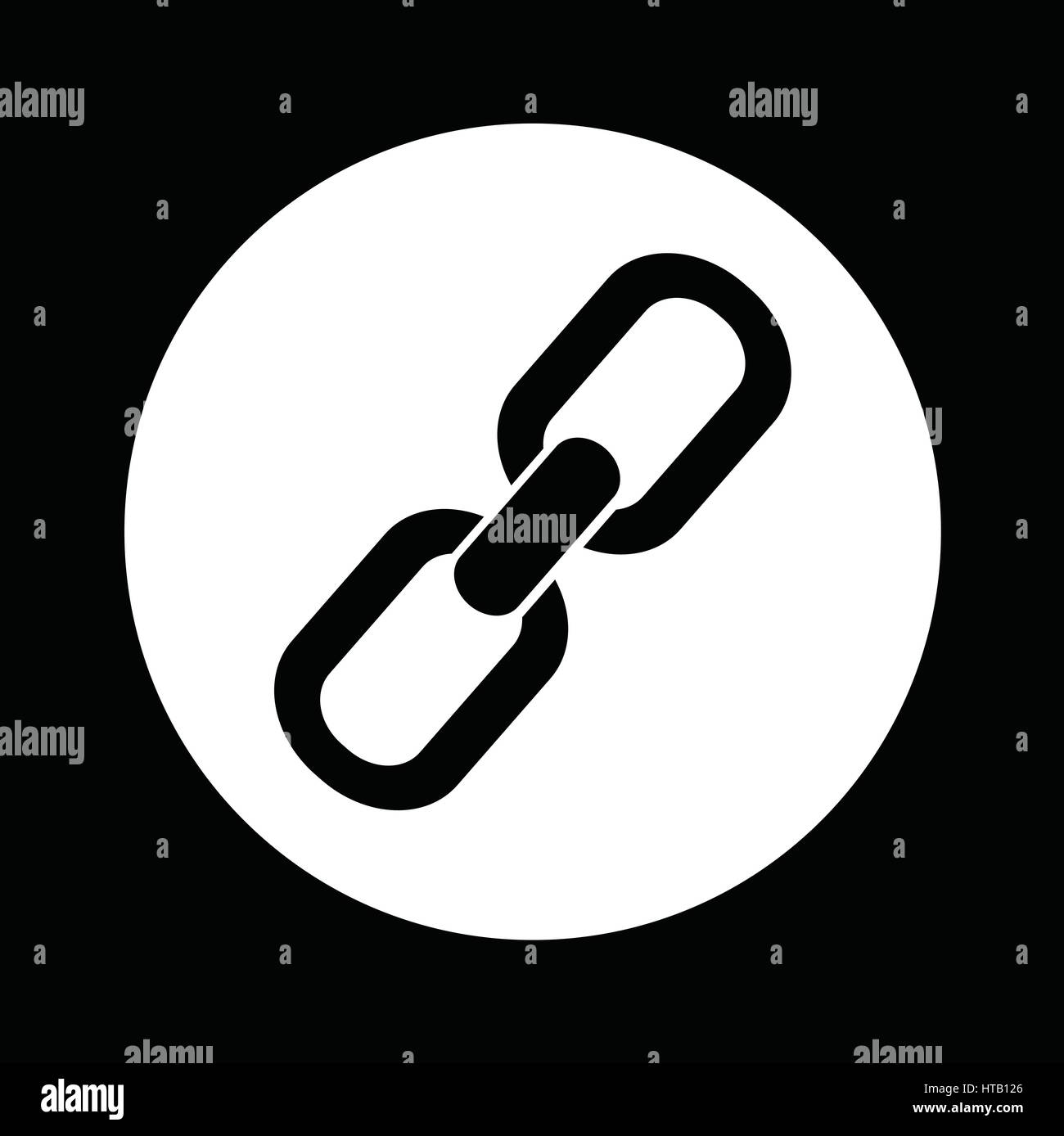 chain link icon illustration design Stock Vector Image & Art - Alamy