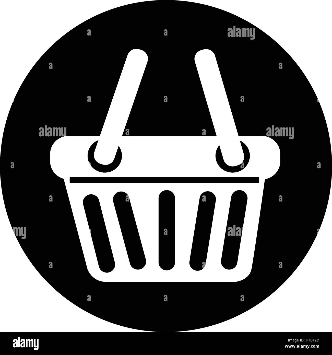 shopping basket icon illustration design Stock Vector Image & Art - Alamy