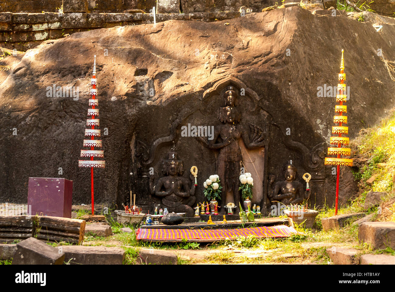 Wat Phu in Southern Laos Stock Photo - Alamy