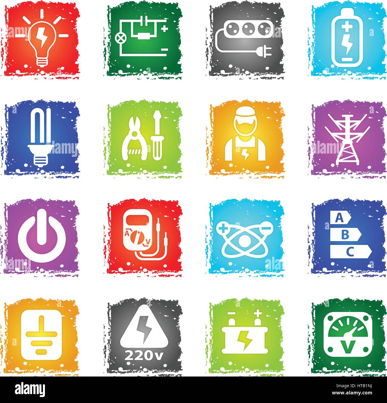 Phases of electricity Stock Vector Images - Alamy