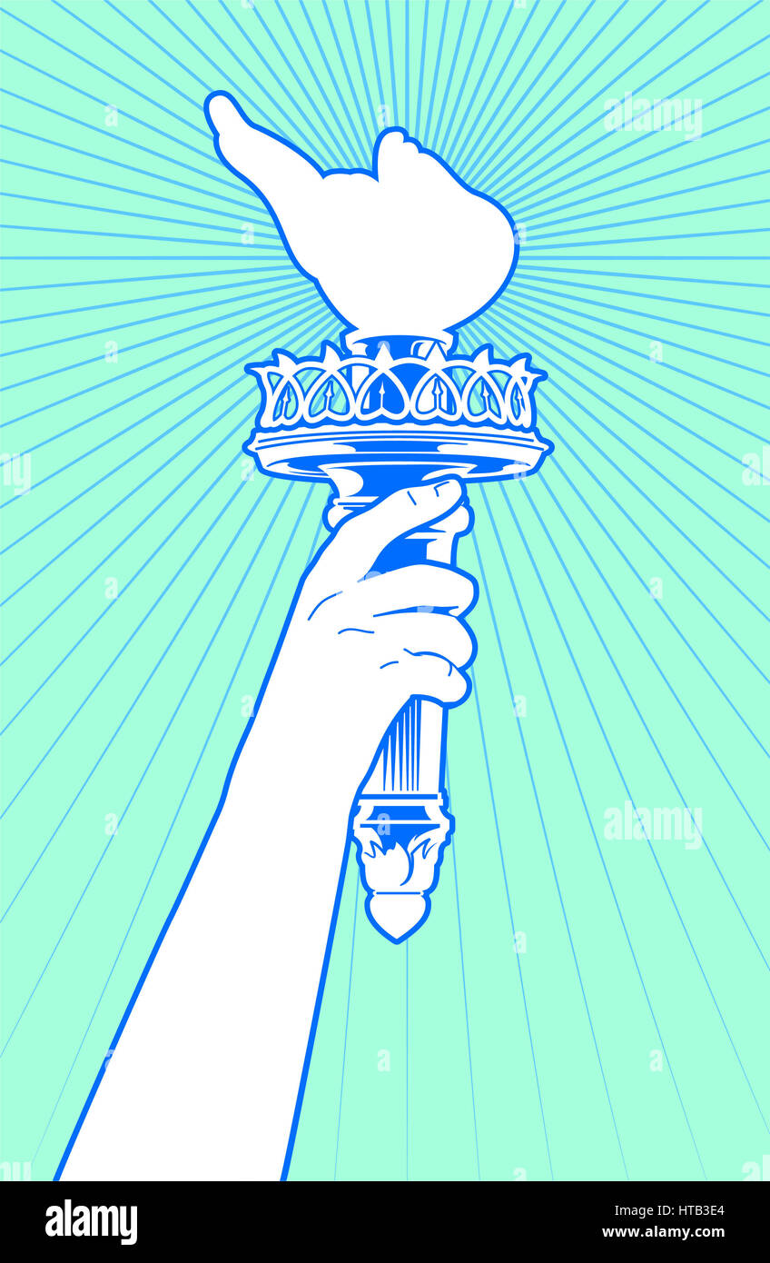Statue Of Liberty Torch Drawings