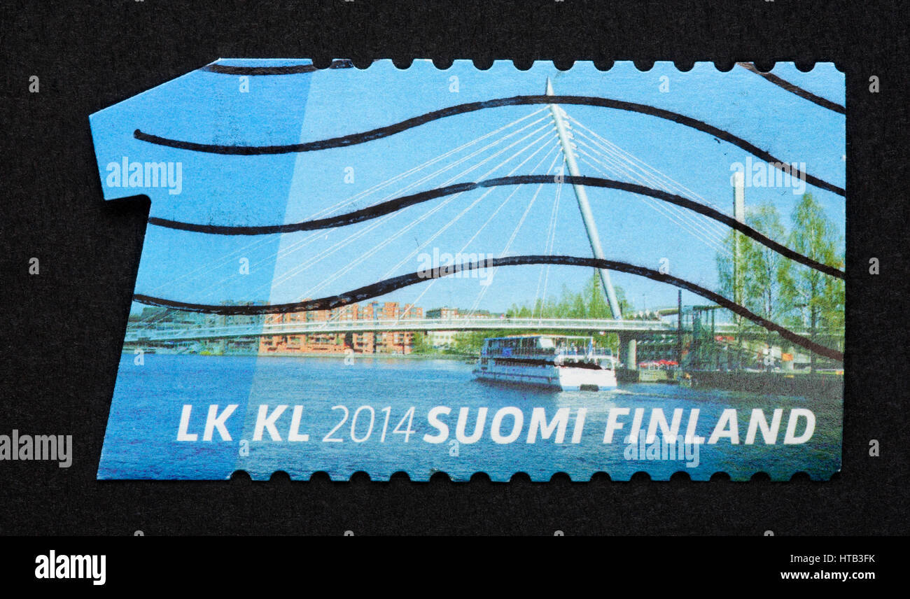 Finnish postage stamp Stock Photo - Alamy