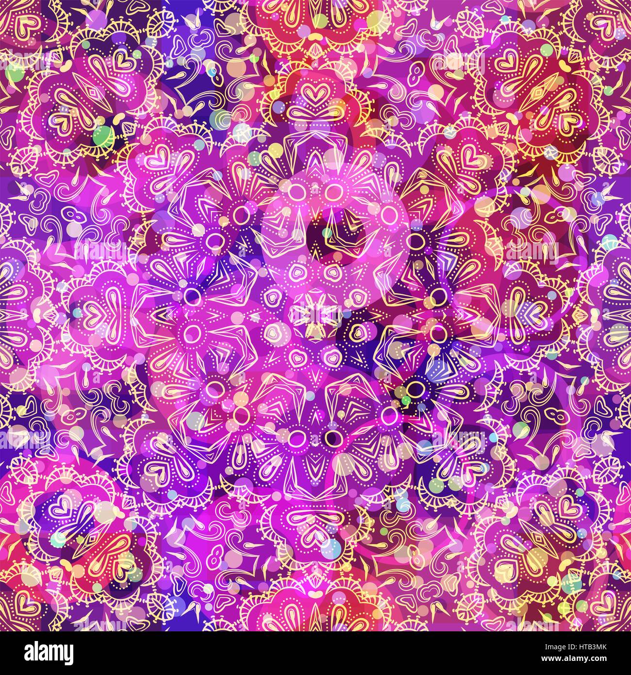 Seamless Background with Abstract Colorful Tile Pattern. Eps10 ...