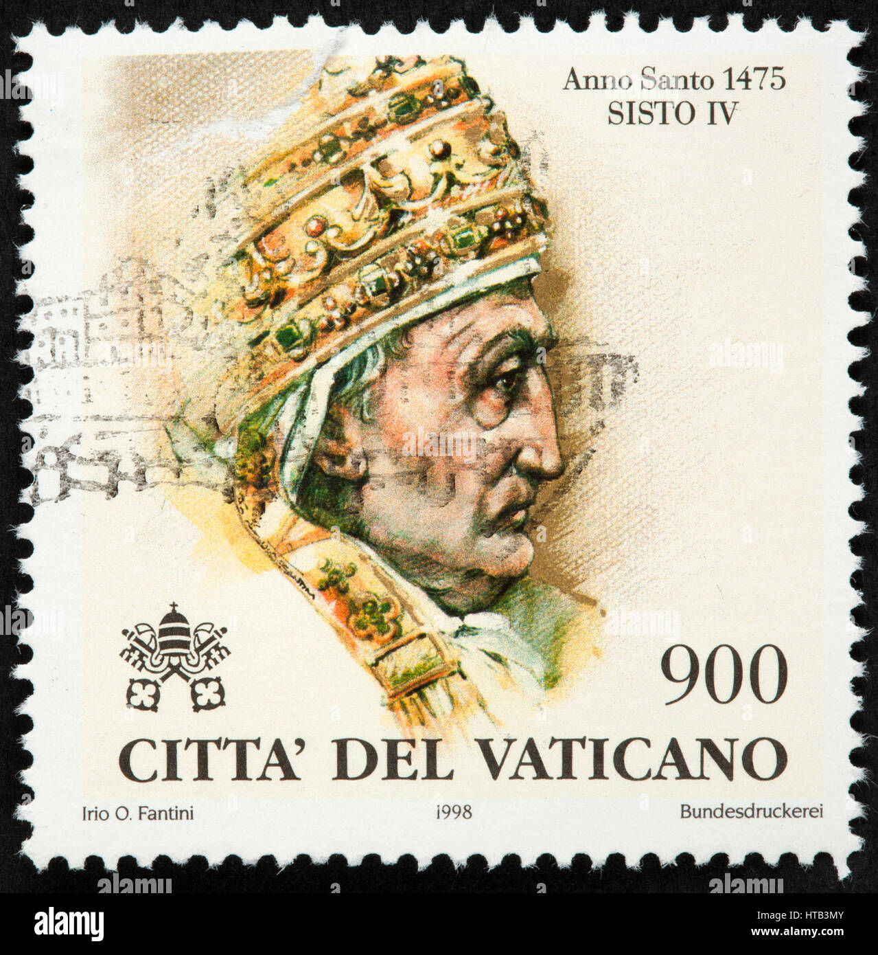 Vatican postage stamp Stock Photo - Alamy