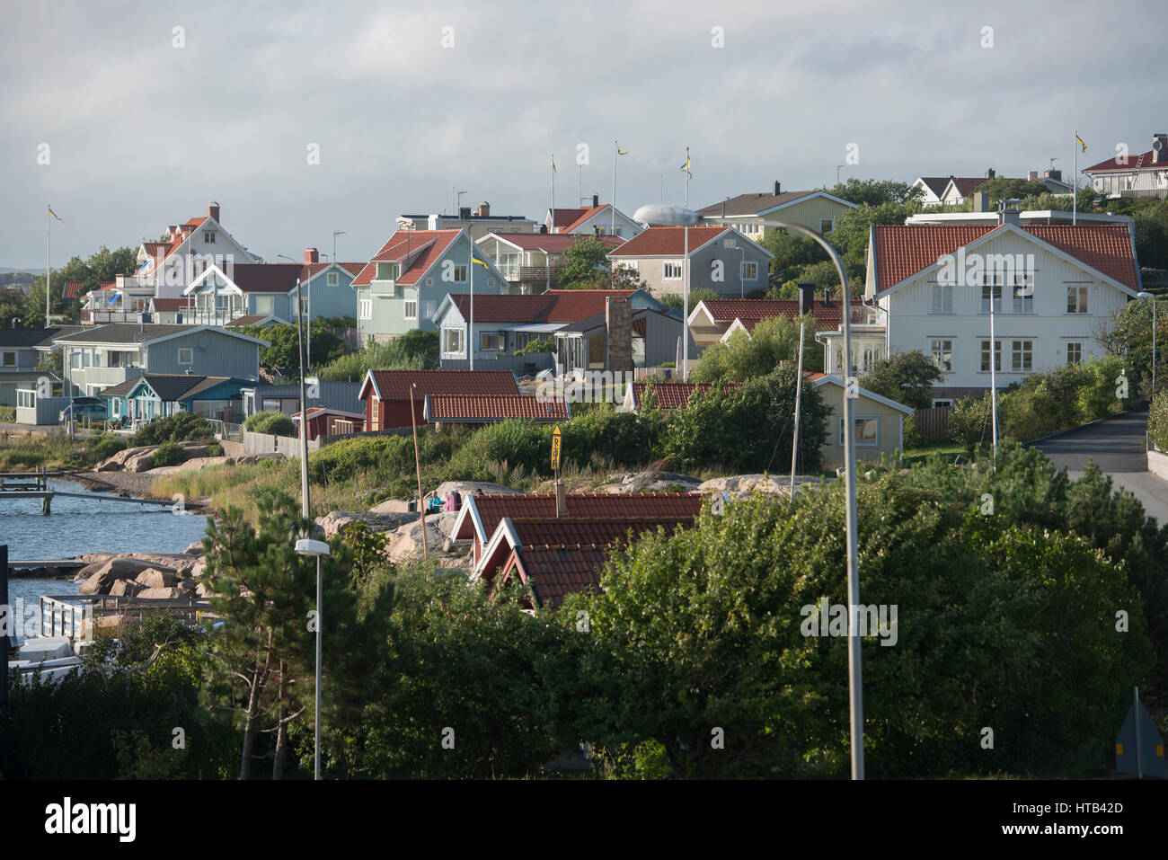 Fjällbacka fishing village is a famous tourist attraction in Sweden ...