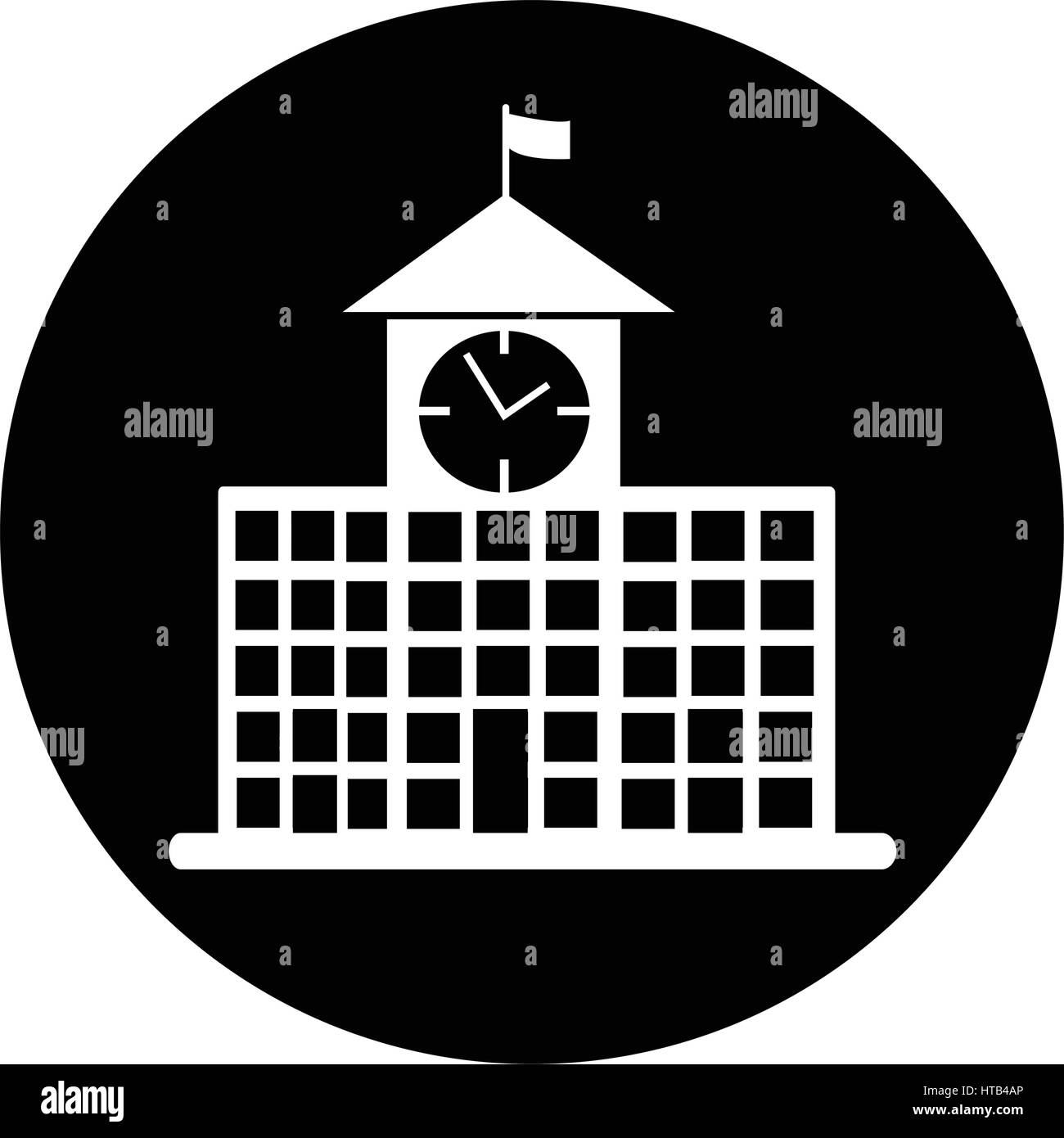 school building icon illustration design Stock Vector Image & Art - Alamy