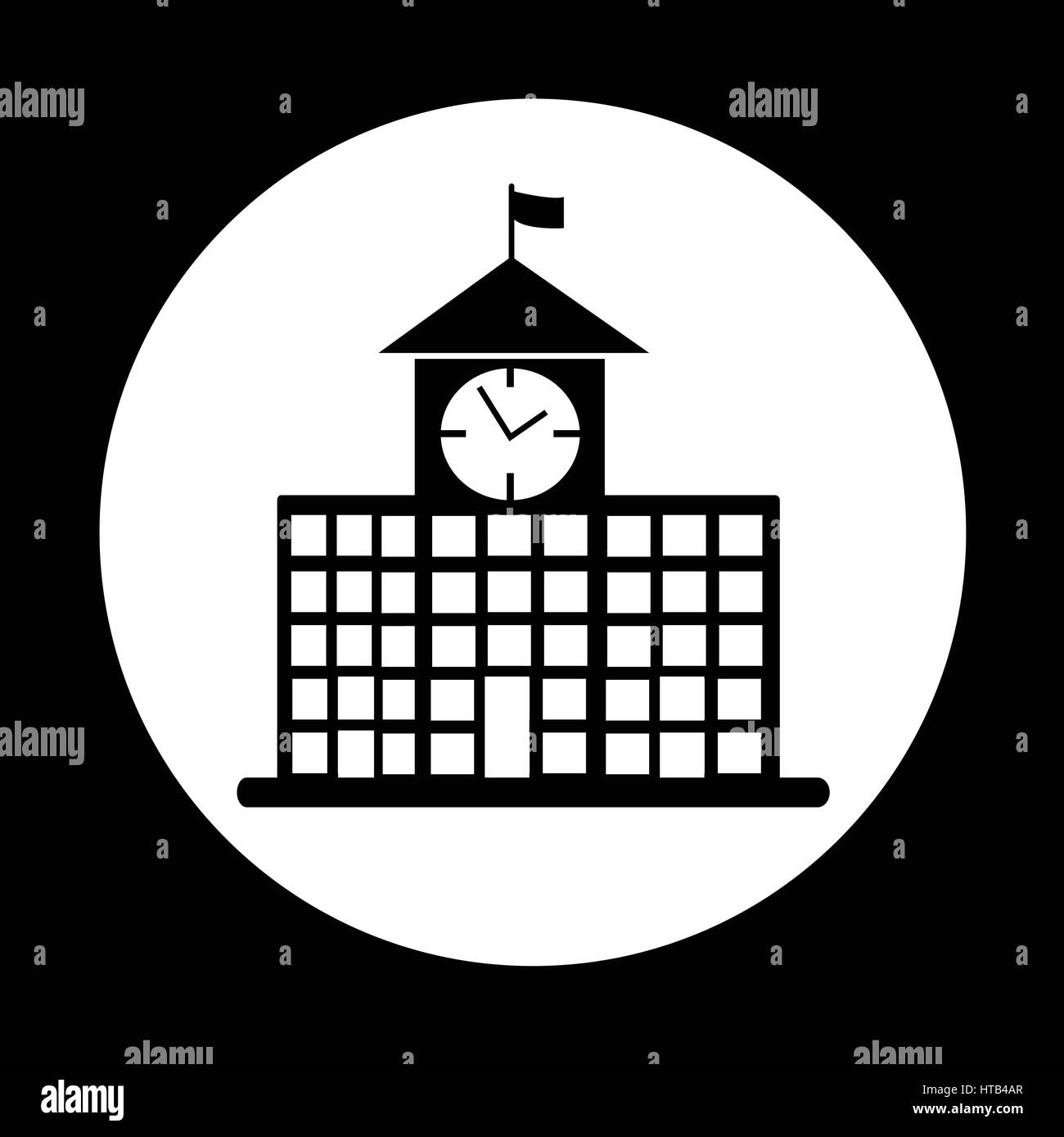 school building icon illustration design Stock Vector Image & Art - Alamy