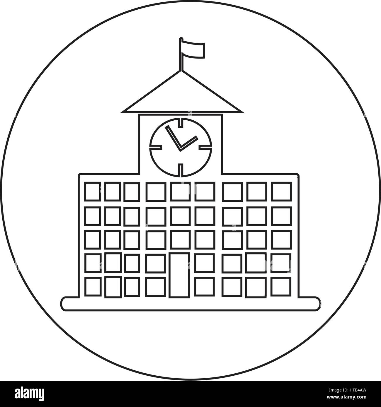 school building icon illustration design Stock Vector Image & Art - Alamy