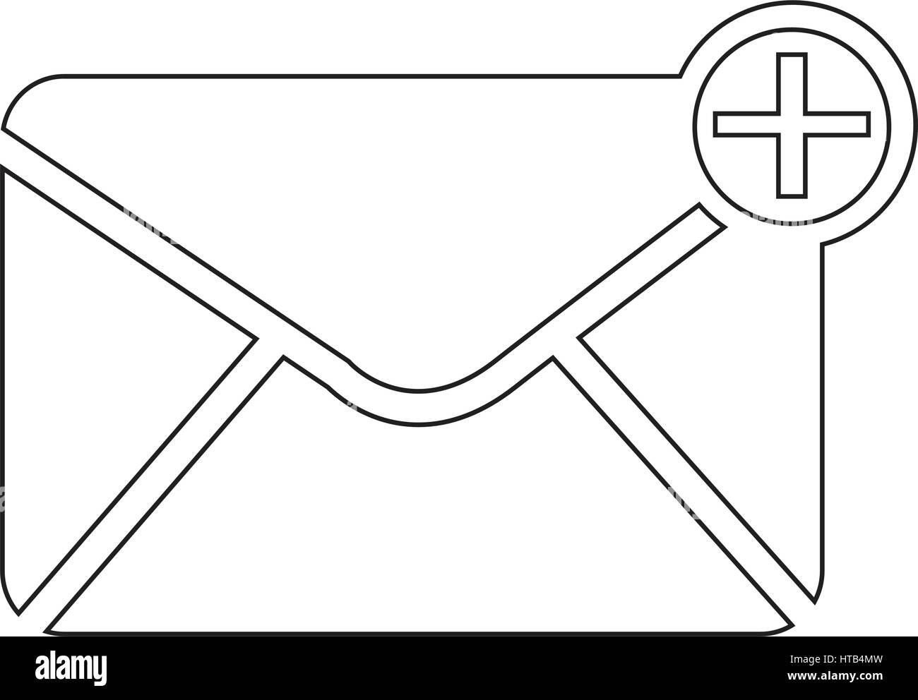 Envelope Mail icon illustration design Stock Vector Image & Art - Alamy