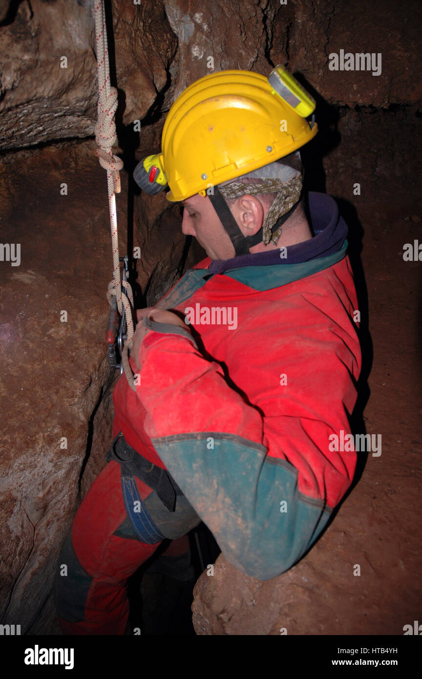 Spelunking in a hole hi-res stock photography and images - Alamy