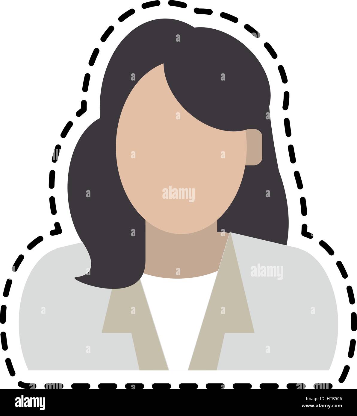 faceless woman icon image Stock Vector Image & Art - Alamy