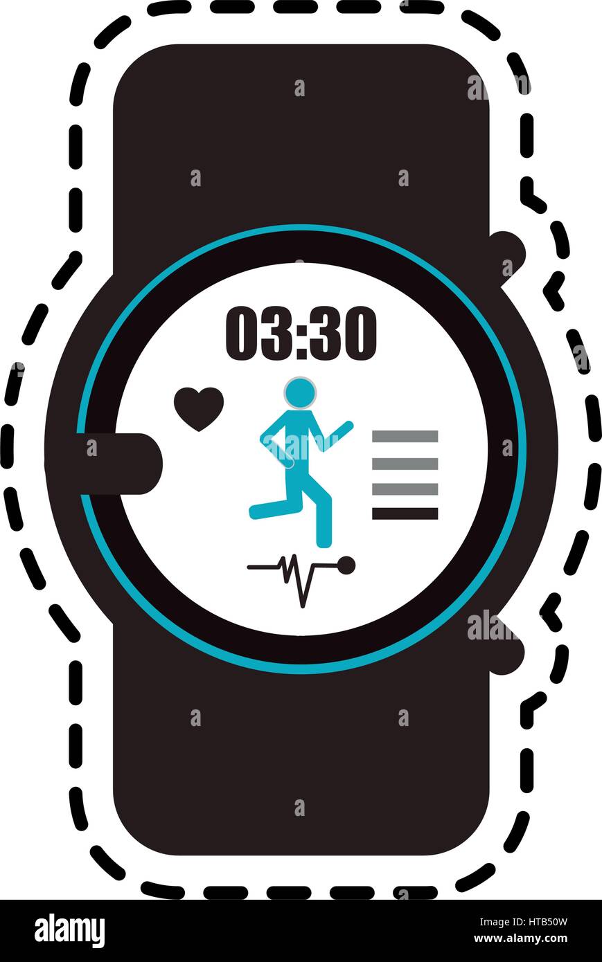 heart rate monitor icon image Stock Vector Image & Art - Alamy