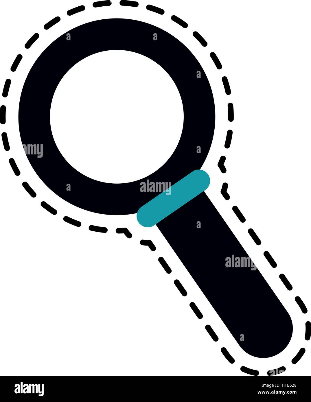 magnifying glass icon image Stock Vector Image & Art - Alamy