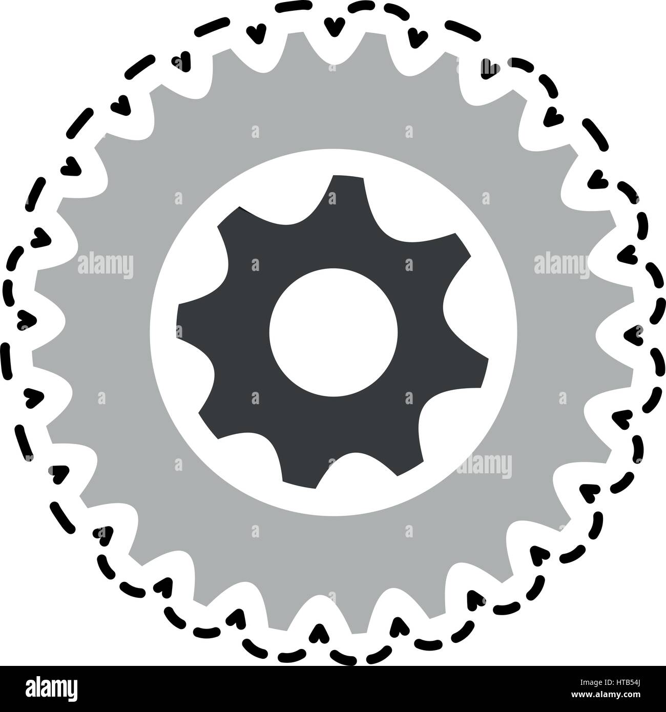 single gear icon image Stock Vector Image & Art - Alamy