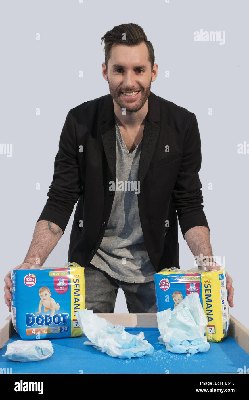 Rudy Fernandez Presents New Dodot Product in Madrid Featuring: Rudy ...