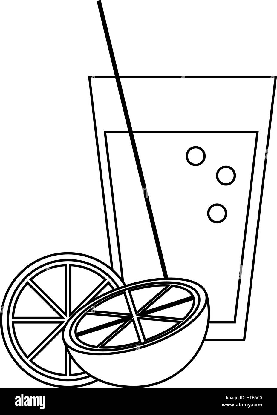 Clip art lemonade Black and White Stock Photos & Images - Alamy