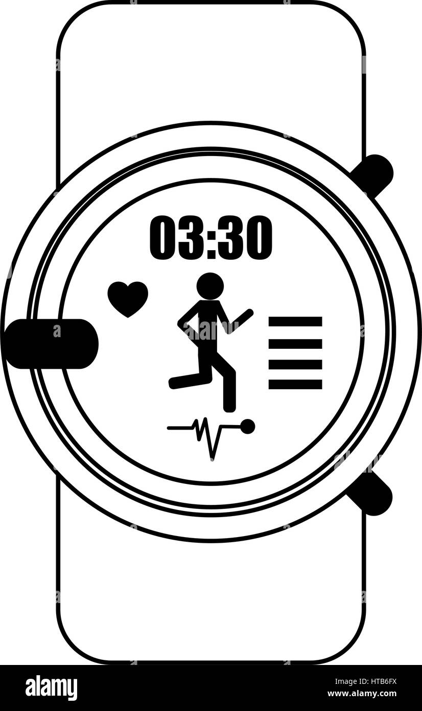 heart rate monitor icon image Stock Vector Image & Art - Alamy