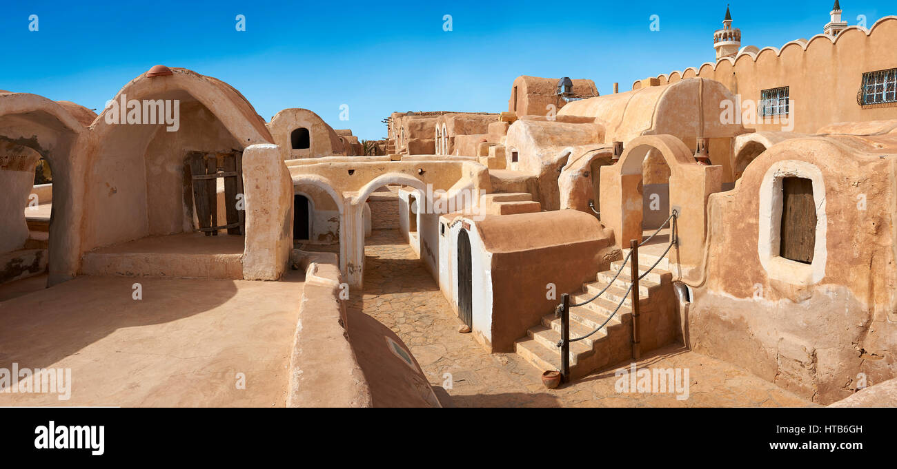 The northern Sahara ghorfa storage graneries of the traditional Berber ...