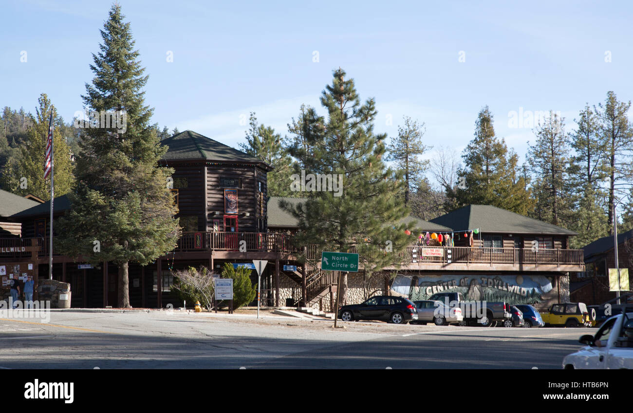 The Center of Idyllwild Stock Photo - Alamy