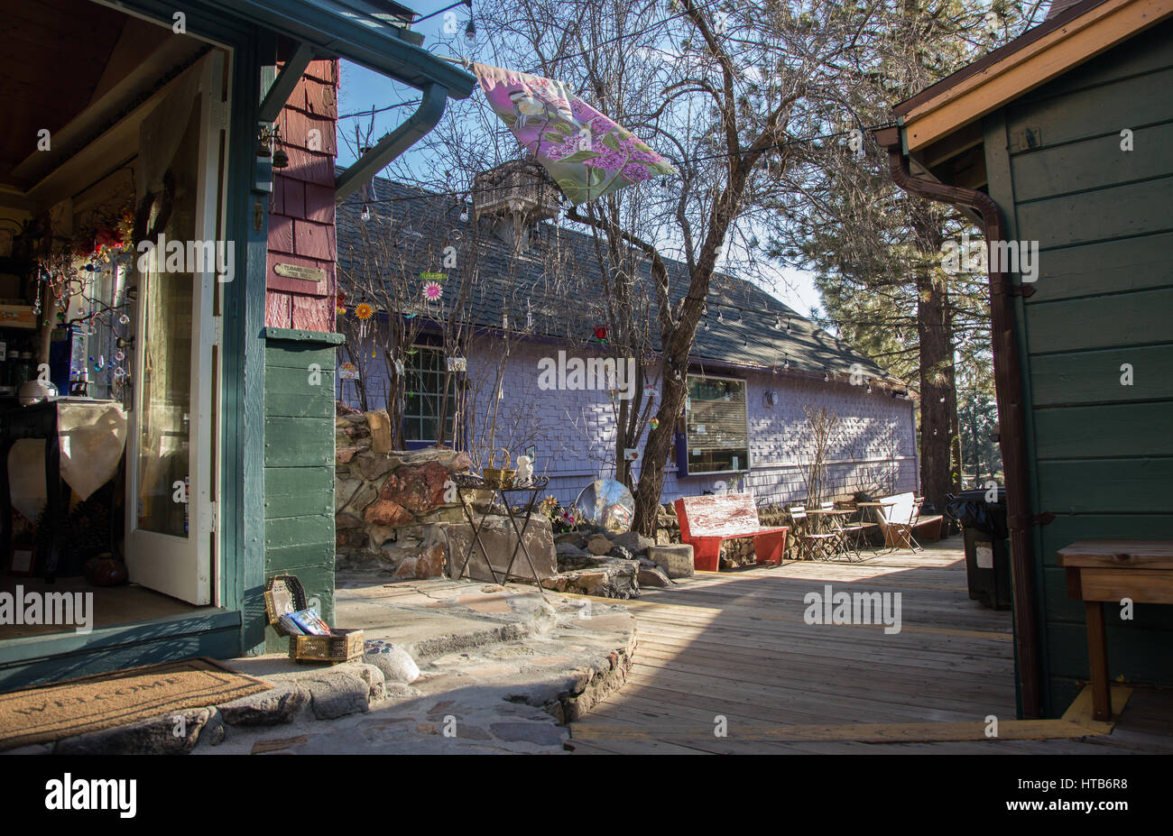 The Center of Idyllwild Stock Photo - Alamy