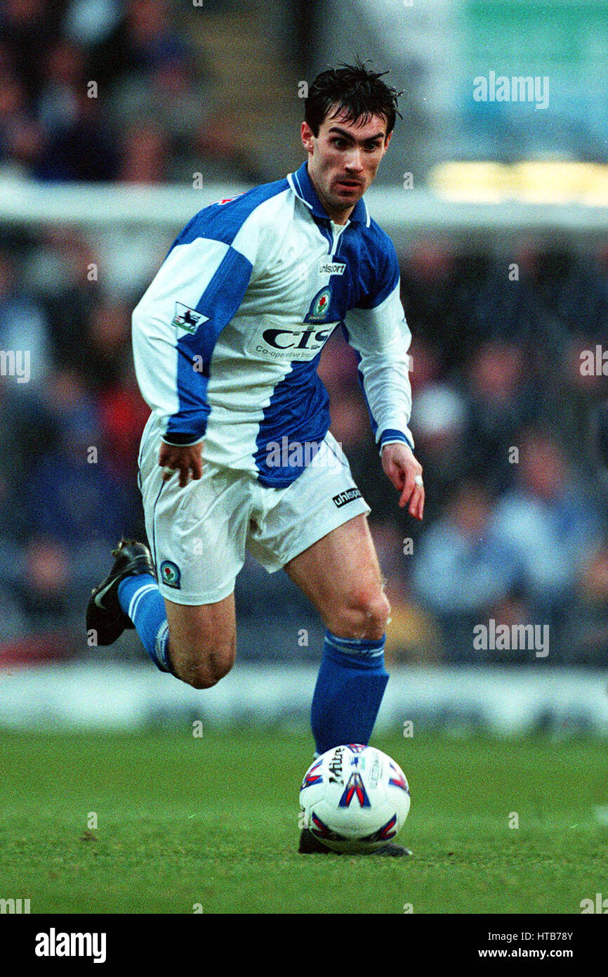 KEITH GILLESPIE BLACKBURN ROVERS FC 04 January 1999 Stock Photo - Alamy