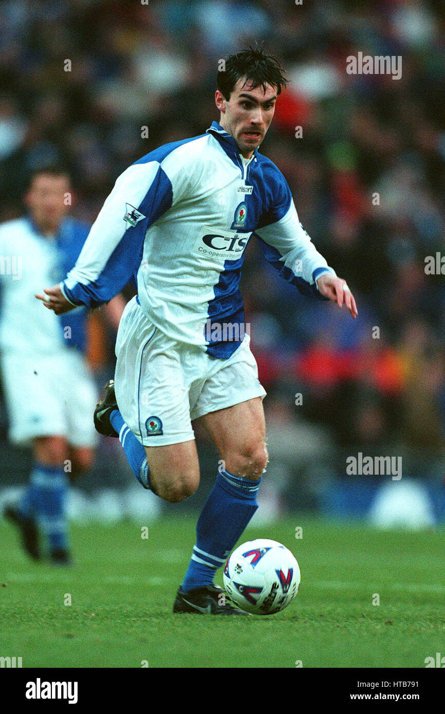 KEITH GILLESPIE BLACKBURN ROVERS FC 02 January 1999 Stock Photo - Alamy