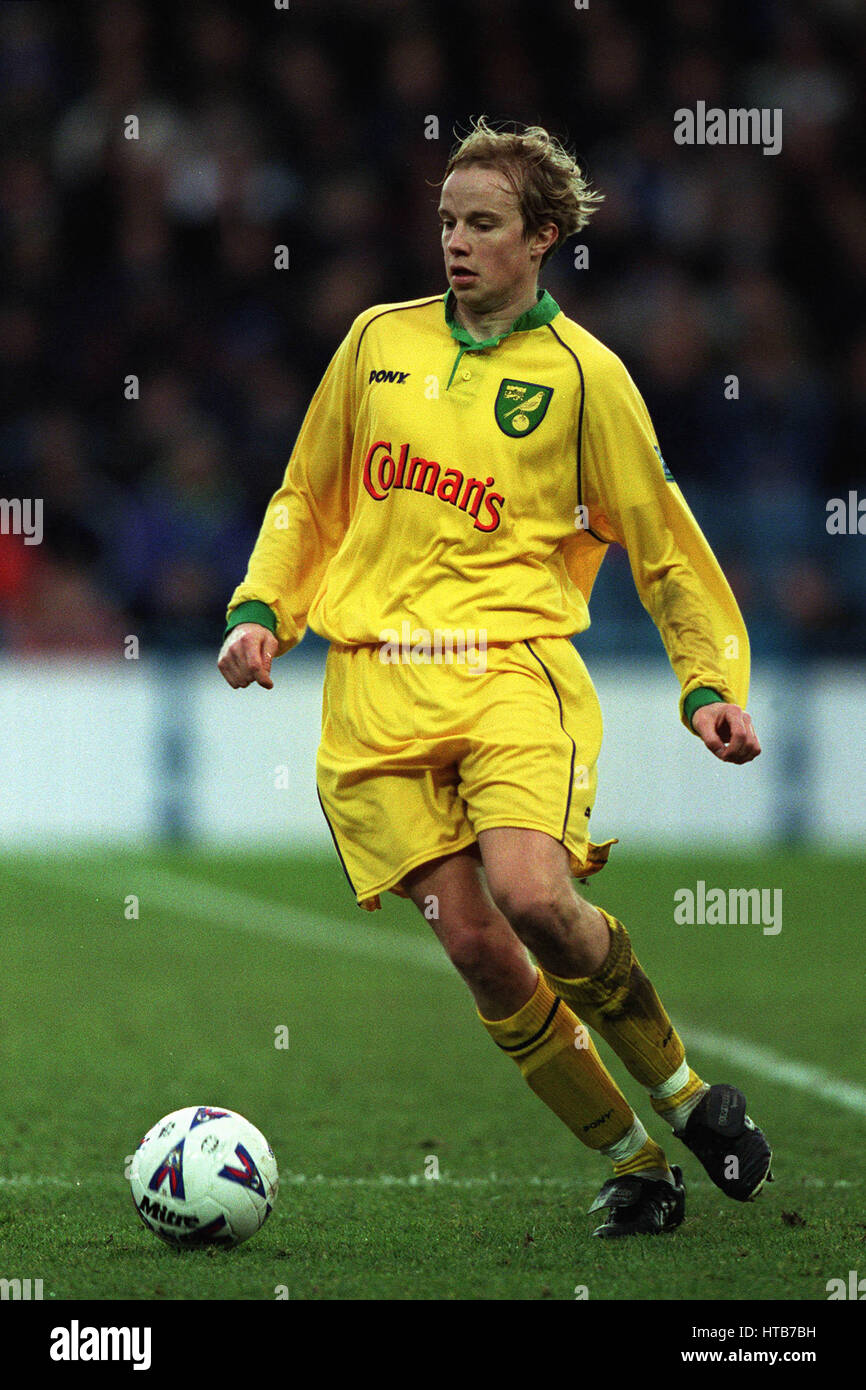 ERIK FUGLESTAD NORWICH CITY FC 04 January 1999 Stock Photo - Alamy