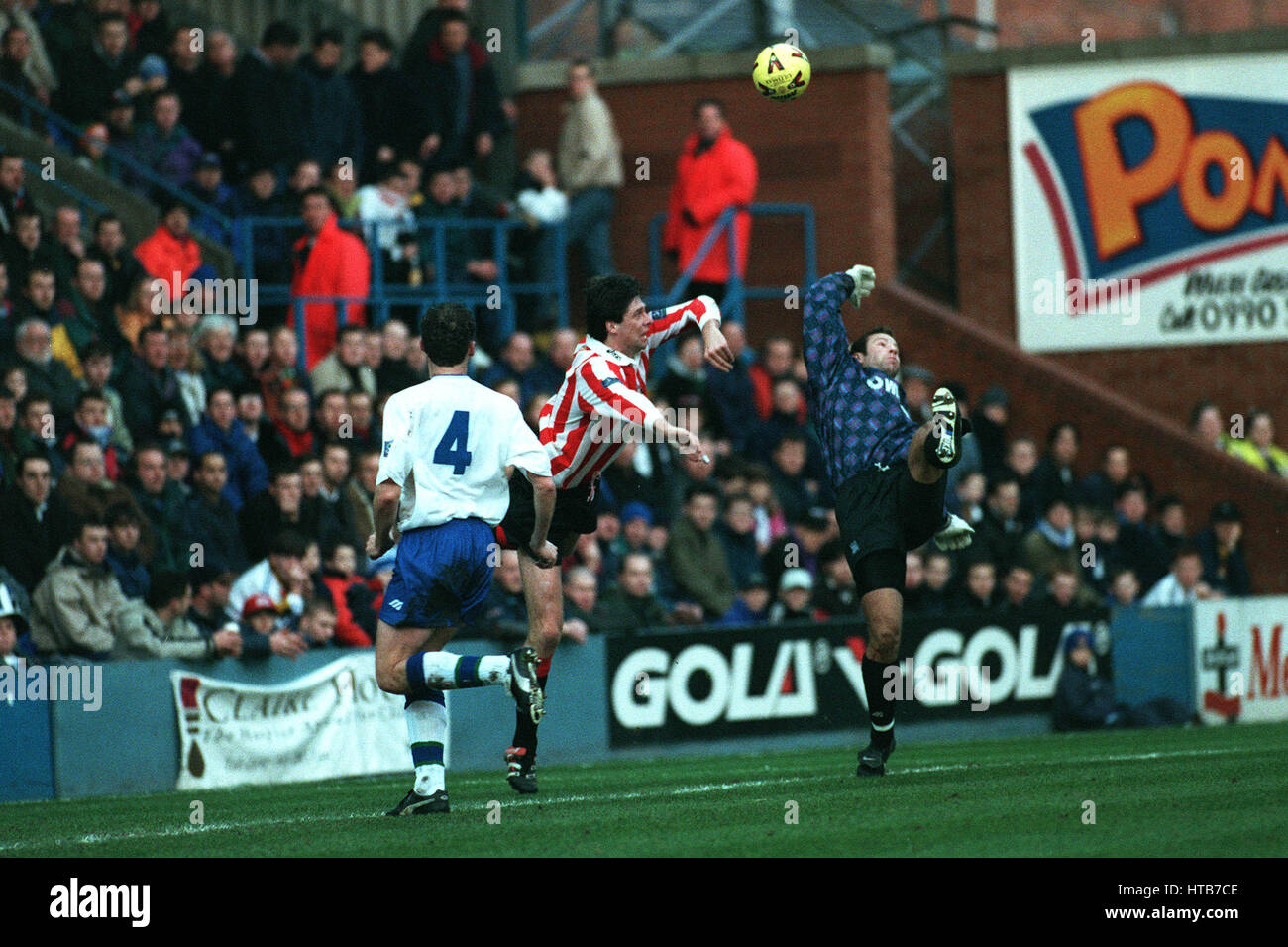 NIALL QUINN & DANNY COYNE TRANMERE V SUNDERLAND 04 January 1999 Stock ...