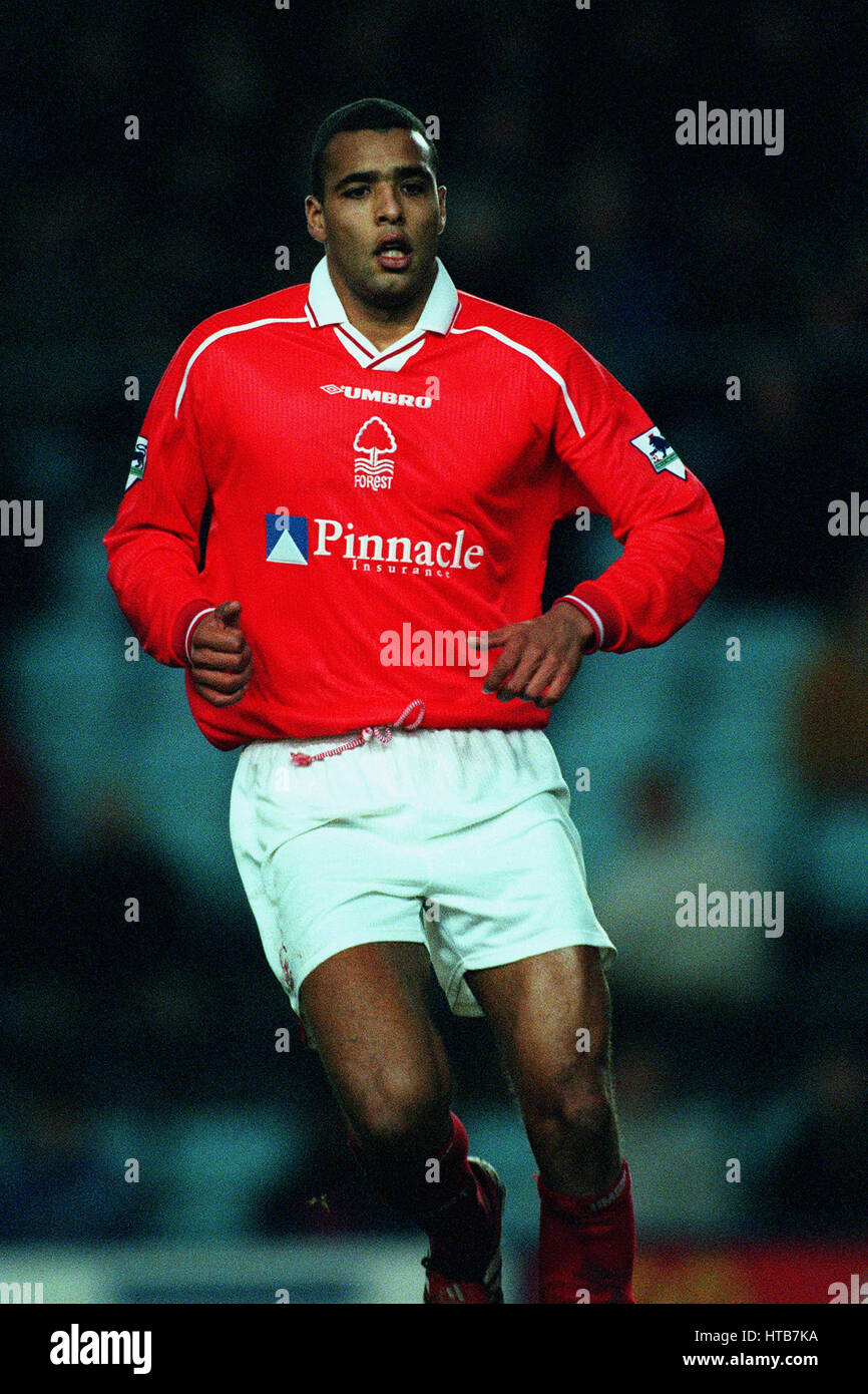 PIERRE VAN HOOIJDONK NOTTINGHAM FOREST FC 10 January 1999 Stock Photo ...