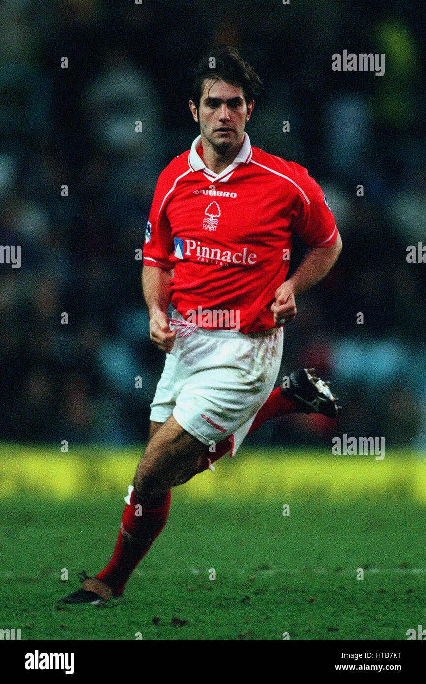 ANDY JOHNSON NOTTINGHAM FOREST FC 10 January 1999 Stock Photo - Alamy