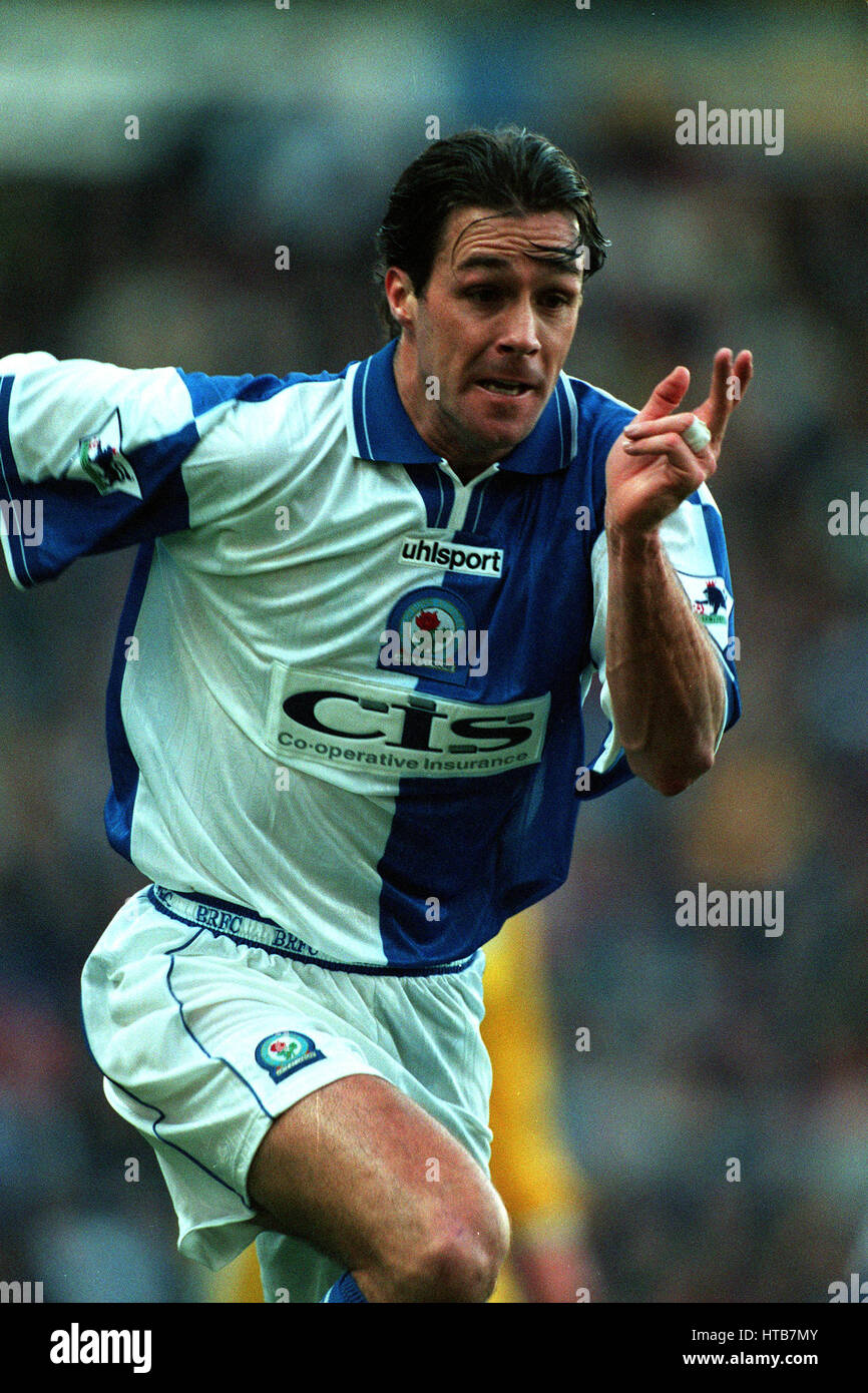 ASHLEY WARD BLACKBURN ROVERS FC 09 January 1999 Stock Photo - Alamy