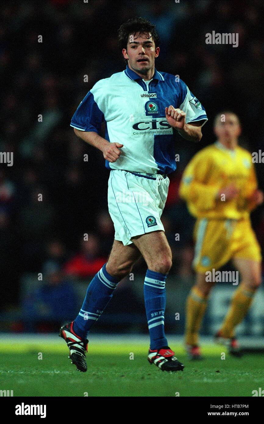 JEFF KENNA BLACKBURN ROVERS FC 09 January 1999 Stock Photo - Alamy