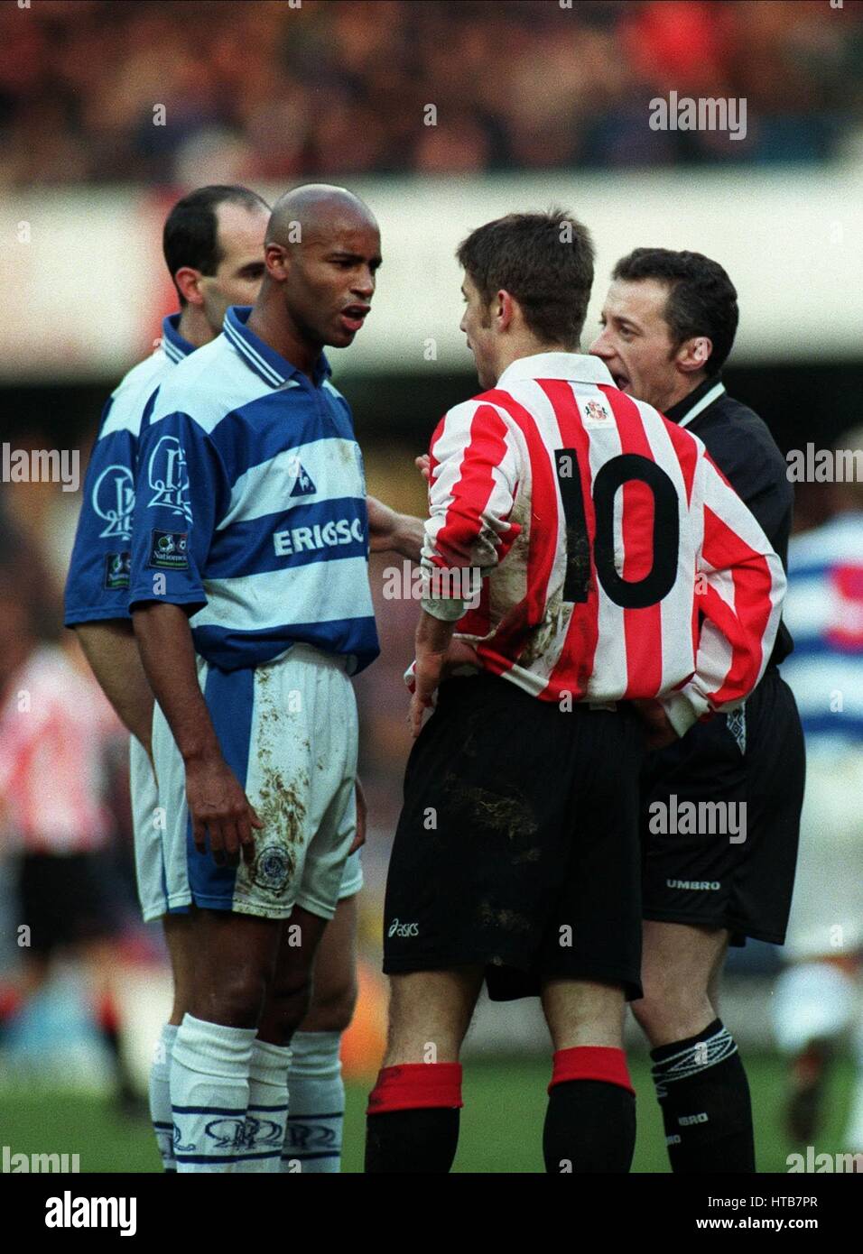 KEVIN PHILLIPS & DANNY MADDIX QPR V SUNDERLAND 11 January 1999 Stock ...