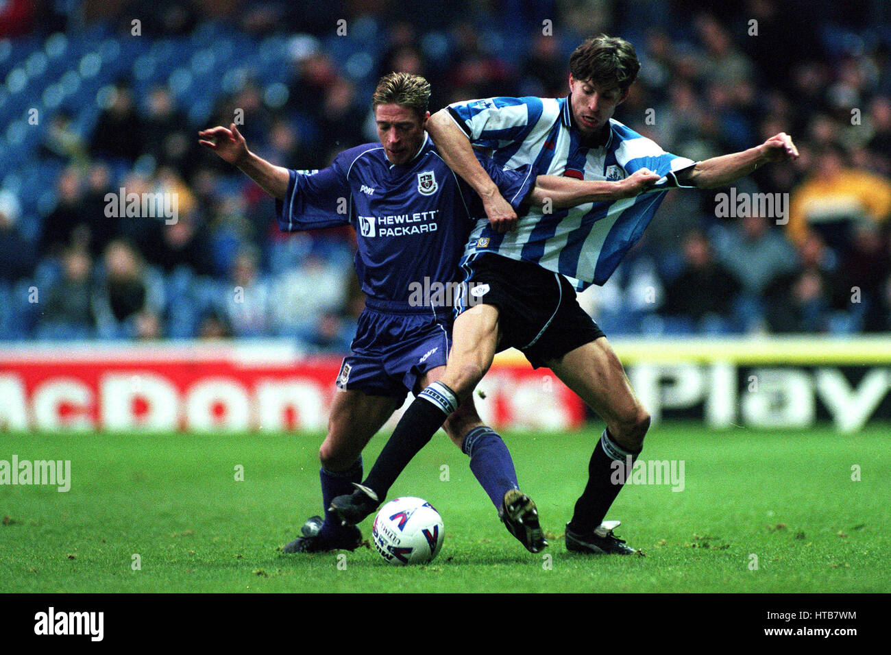 STEFFEN FREUND & PETTER RUDI SHEFFIELD WED V TOTTENHAM 09 January 1999 ...