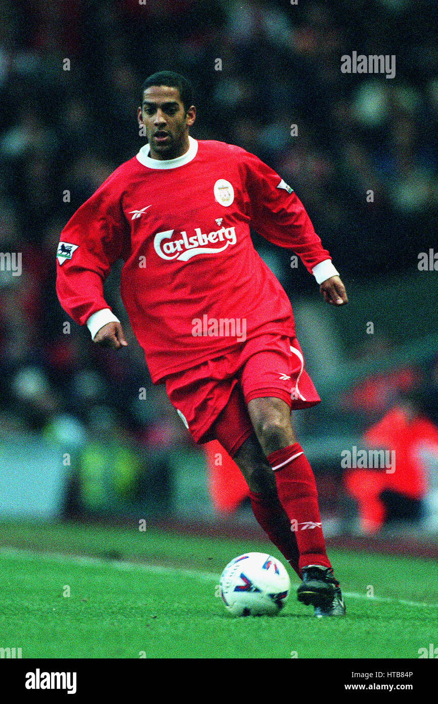 PHIL BABB LIVERPOOL FC 16 January 1999 Stock Photo - Alamy