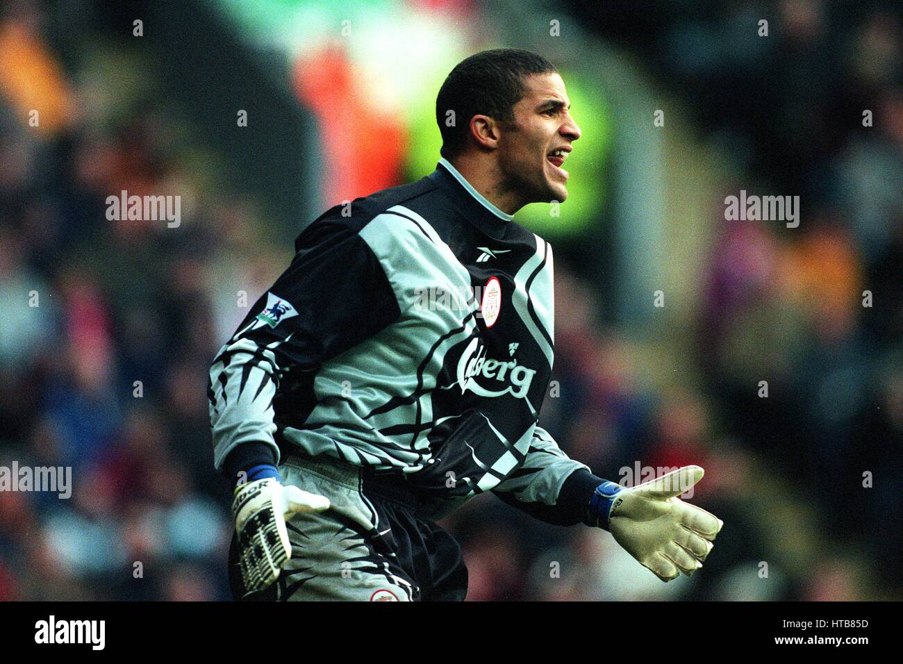 DAVID JAMES LIVERPOOL FC 16 January 1999 Stock Photo - Alamy