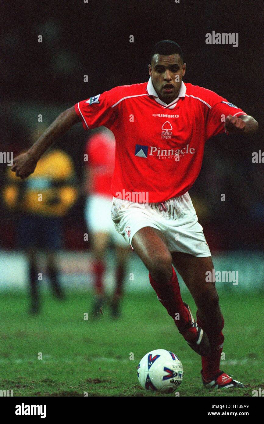 PIERRE VAN HOOIJDONK NOTTINGHAM FOREST FC 16 January 1999 Stock Photo ...