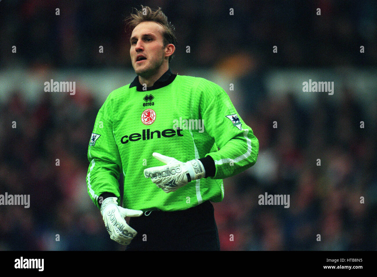 MARK SCHWARZER MIDDLESBROUGH FC 30 January 1999 Stock Photo - Alamy