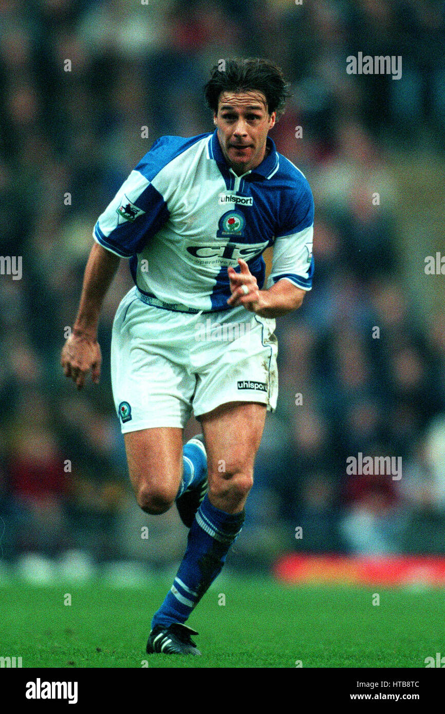 ASHLEY WARD BLACKBURN ROVERS FC 30 January 1999 Stock Photo - Alamy
