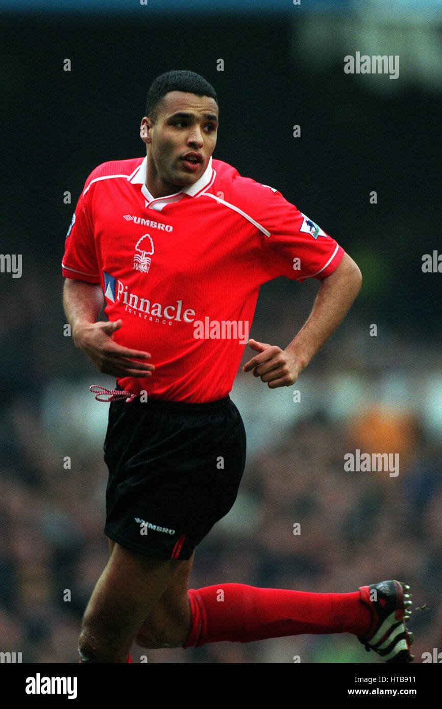 PIERRE VAN HOOIJDONK NOTTINGHAM FOREST FC 30 January 1999 Stock Photo ...